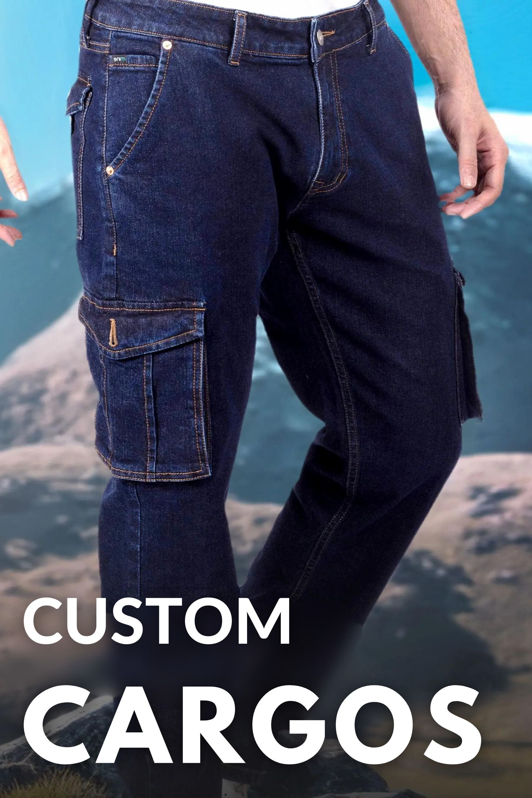 Buy Custom Made Jeans Cargo Pants Mens Online – Enim Custom Clothing