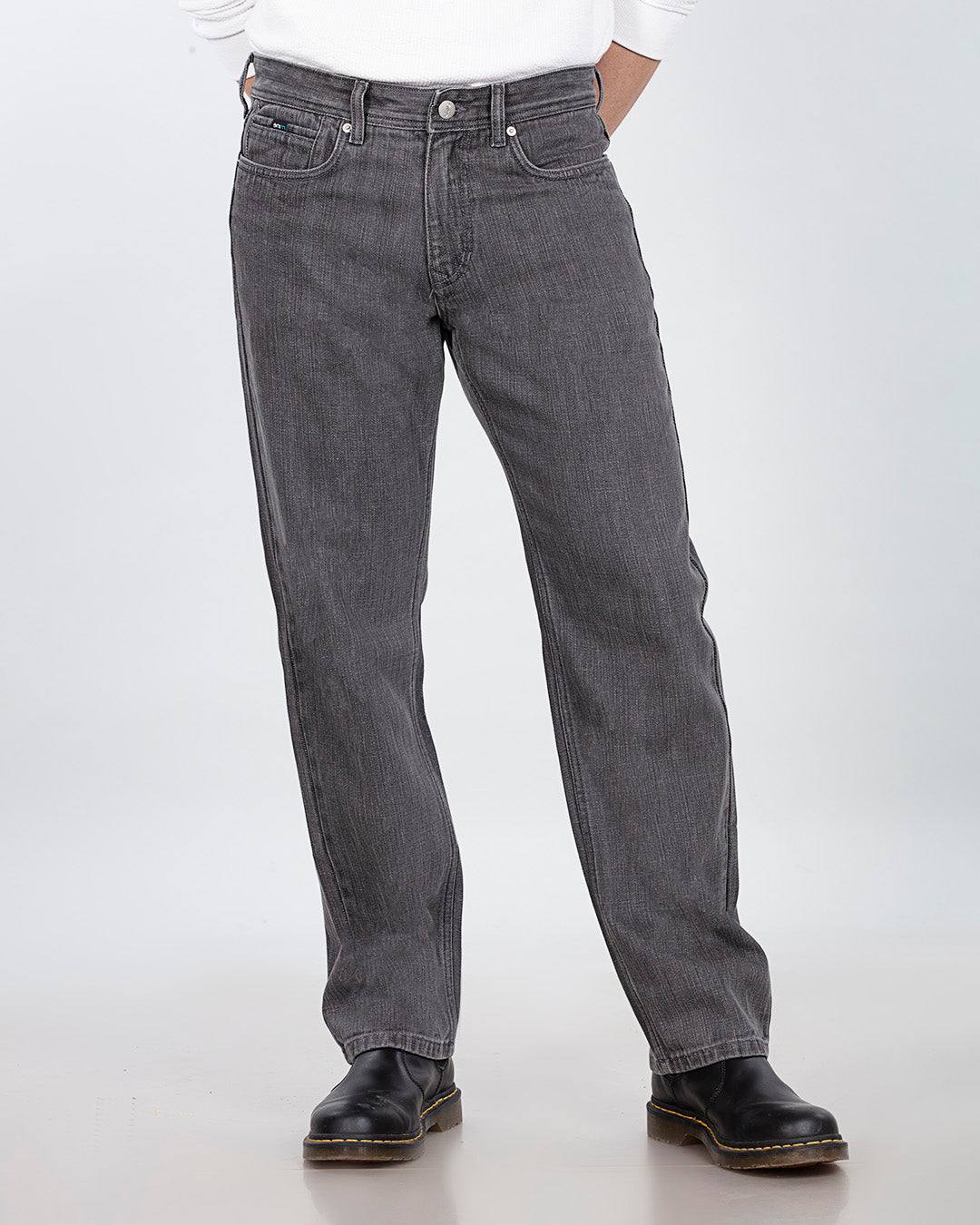 Graphite Non-Stretch Denim Jeans for Men – Enim Custom Clothing