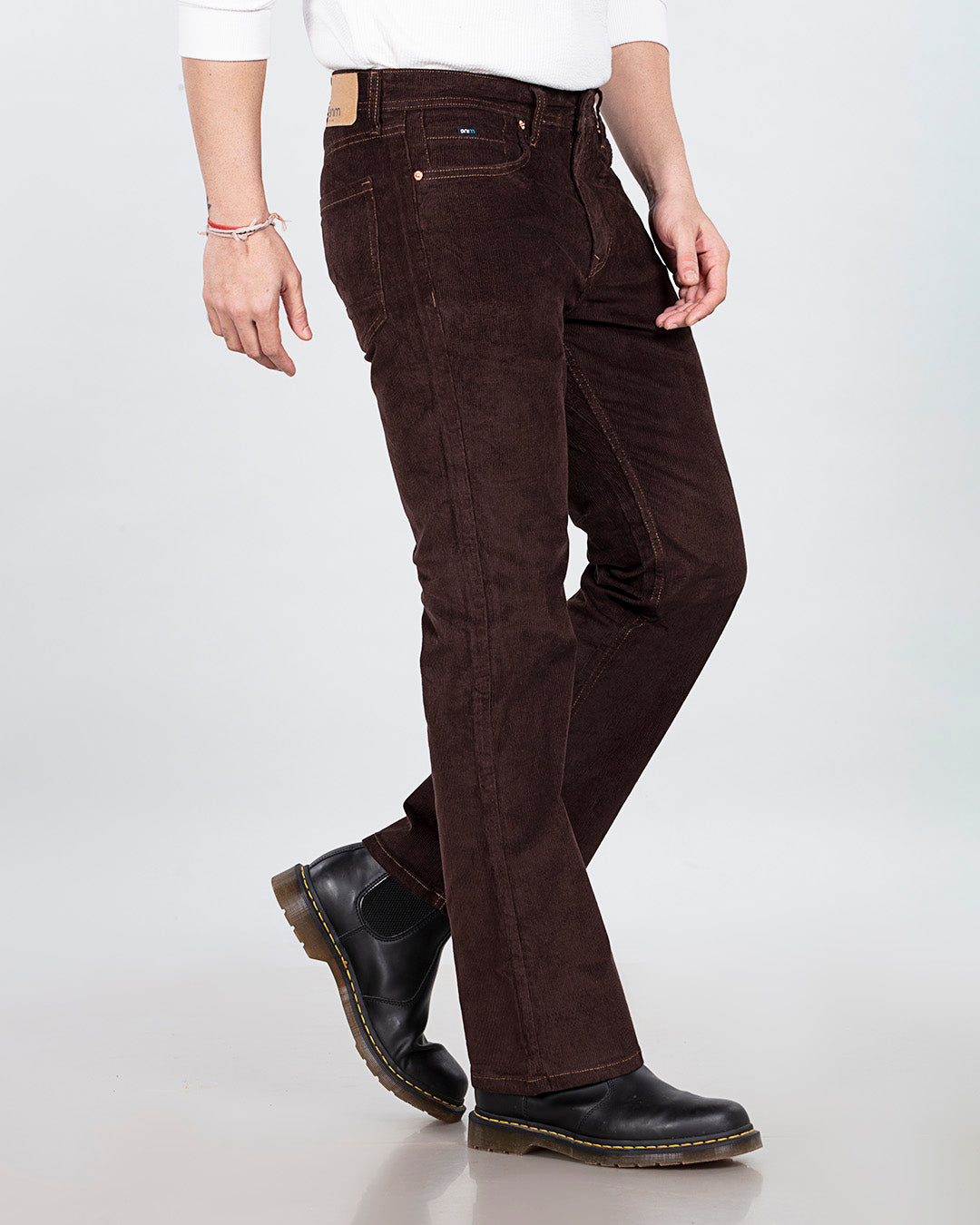 Custom-made Coffee Brown Stretch Corduroy - Bootcut Jeans for Any size ...
