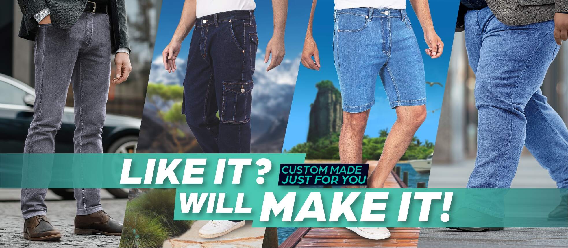 Buy Custom Made Jeans, Cargo Pants, and Shorts for Perfect Fit – Enim